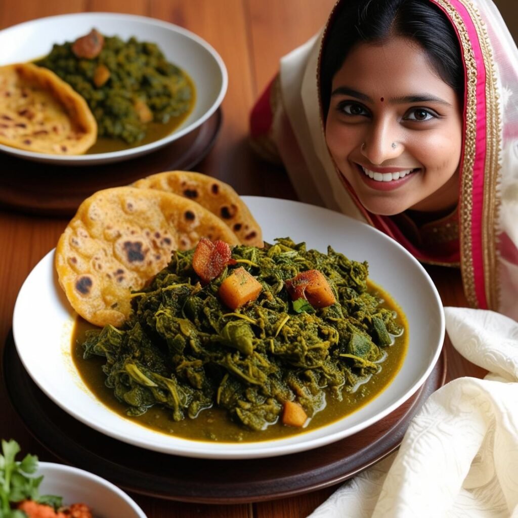 Sarson Ka Saag and Makki Ki Roti - Food Mood